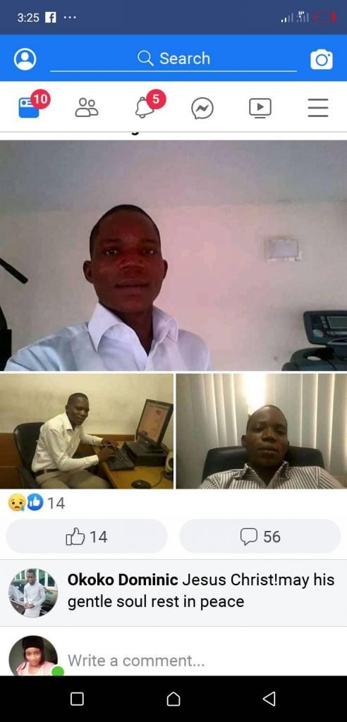 Idoma-born Gabriel Agada shot dead in Lagos by unknown gunmen- Idoma Voice
