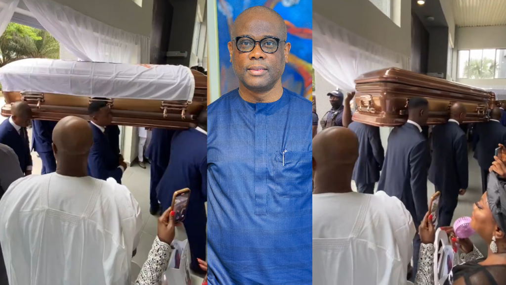 See the casket Herbert Wigwe was buried with [VIDEO]- Idoma Voice