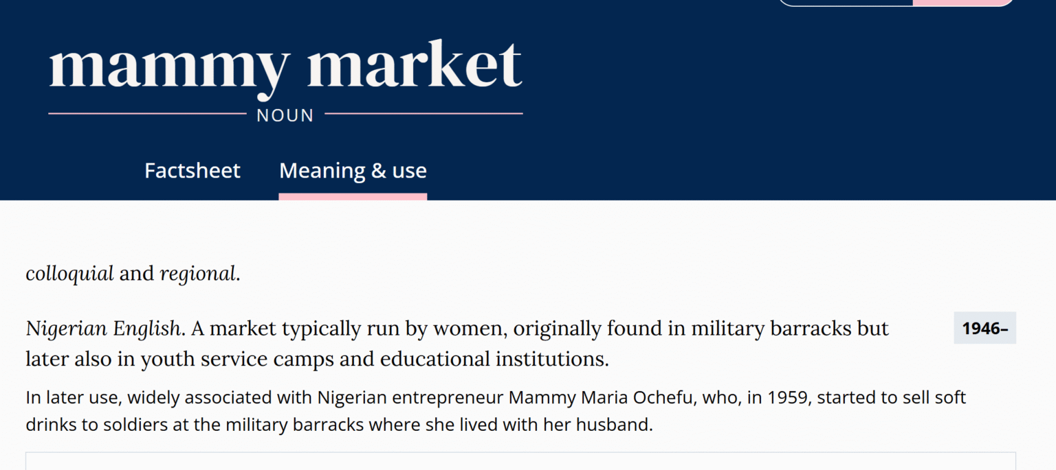 ‘Mammy Market,’ founded by Idoma woman, Mrs Ochefu officially added to ...