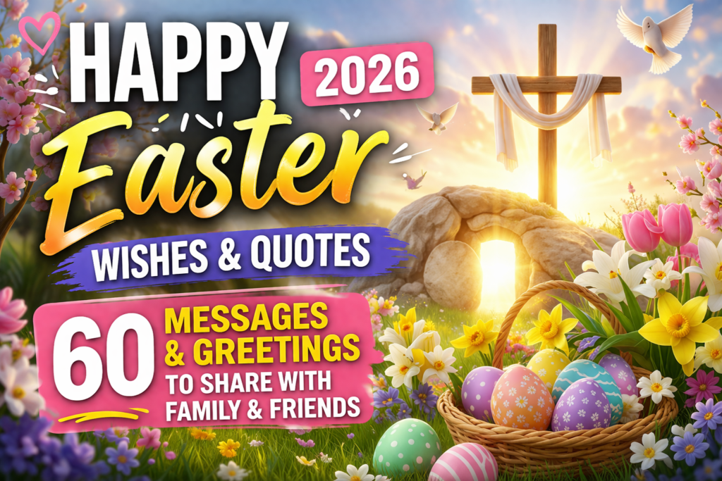 60 Happy Easter 2026 wishes, messages, quotes for family, friends ...